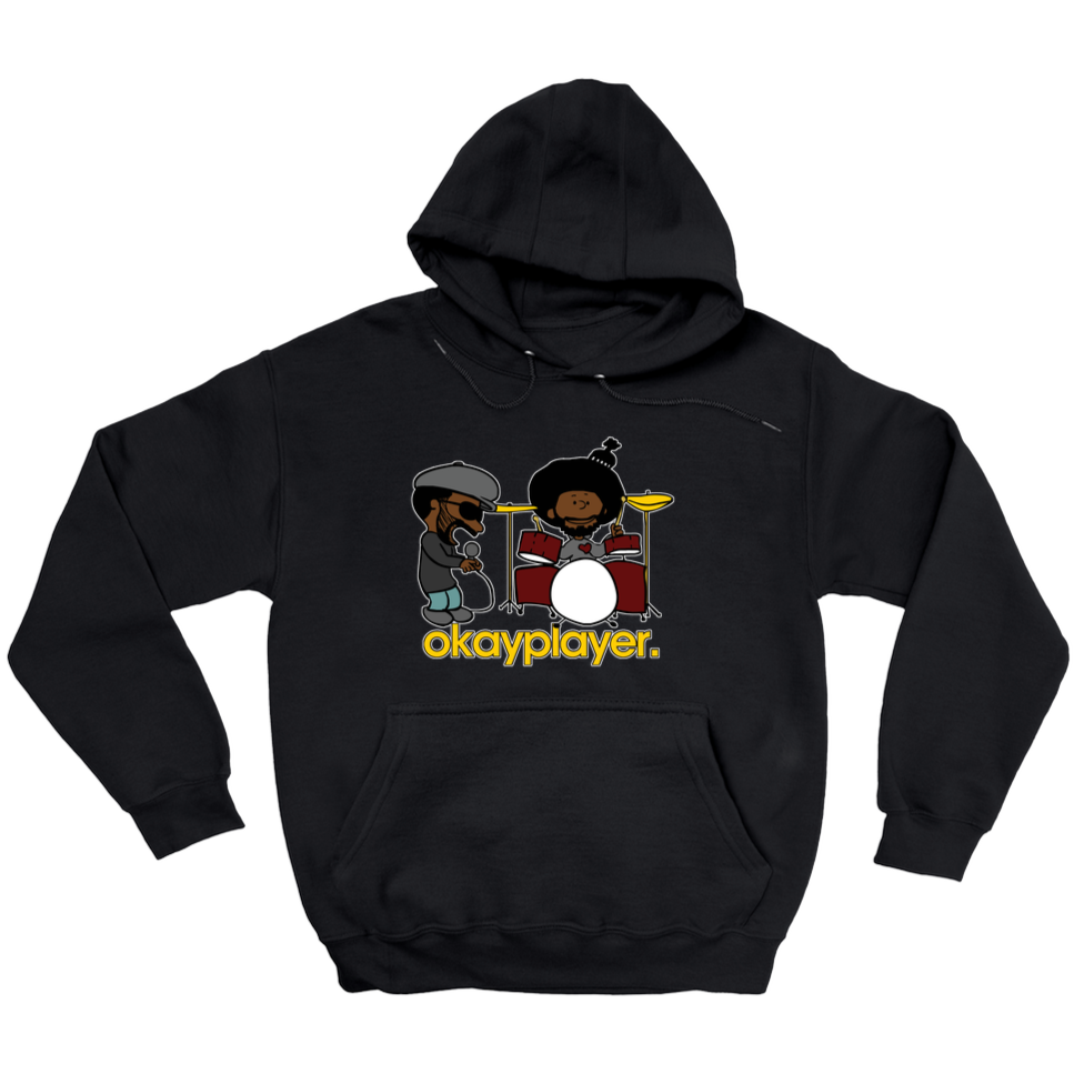 Black Thought & Questlove Okayplayer Hooded Sweatshirt (Dark) – Okayplayer Shop